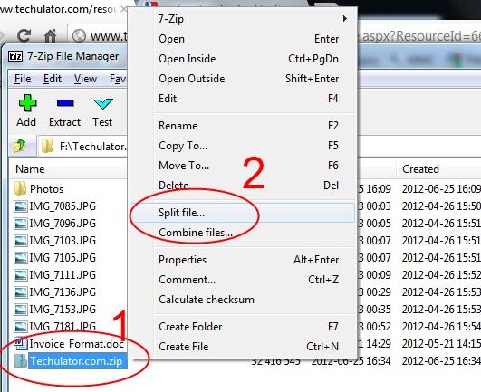 How To Split And Join Files Using 7 zip Free Tool 